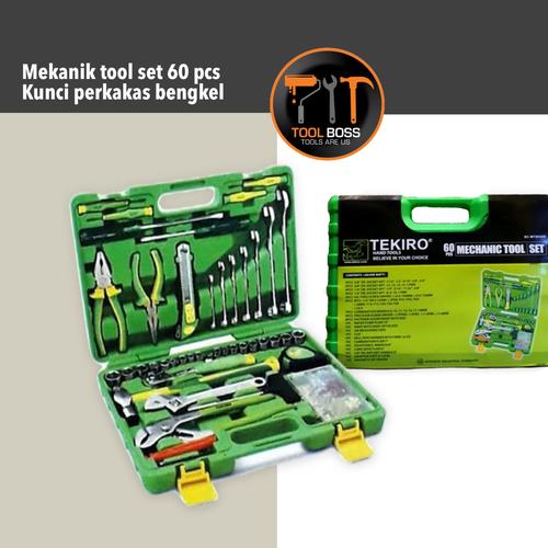 Jual TEKIRO MEKANIK TOOL SET 60 PCS - KUNCI PERKAKAS BENGKEL - Jakarta ...