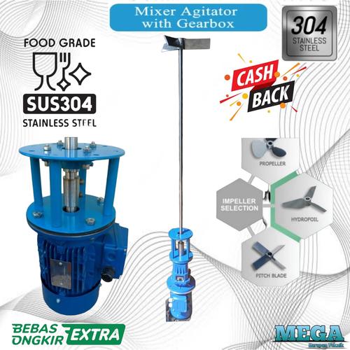 Jual Agitator mixer kimia 1,1kw 1,5Hp 380Volt 2Pole 2900RPM 3Phase direct - Jakarta Barat - mega ...