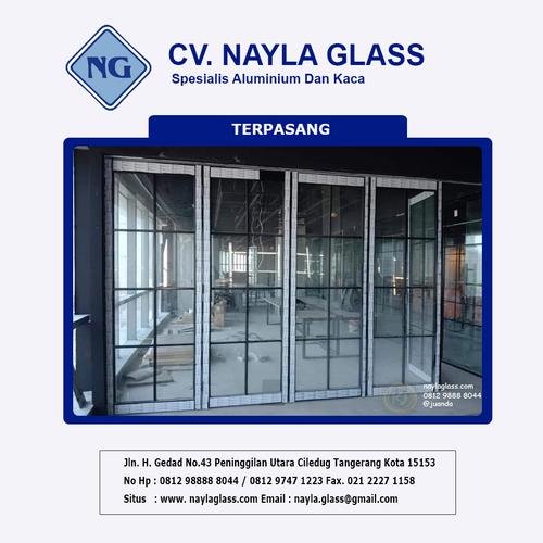 Jual partisi aluminium kaca / sekat ruangan kantor - Kota Tangerang ...