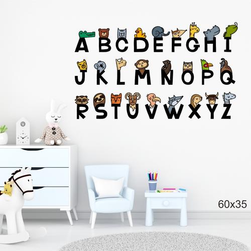 Promo Stiker Dinding Huruf Abjad & Wallsticker Alphabet Dekorasi Anak ...