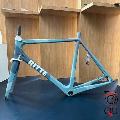 Jual RITTE ACE CARBON ROAD FRAMESET (RIM BRAKE) - BLUE TRI COLOR - S ...
