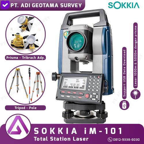 Jual TOTAL STATION SOKKIA iM 101 Akurasi 1 Sokkia iM101 Laser USB ...