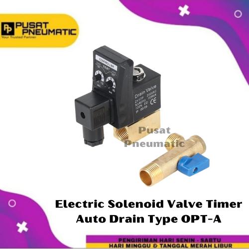 Jual 1/2" Electric Solenoid Valve Timer Auto Drain 16bar 230 vac Split ...