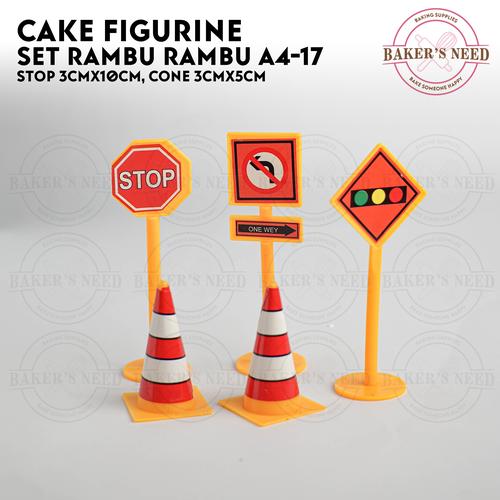 Jual Figurine Figurin Hiasan aksesoris topper cake Rambu Rambu Lalu ...