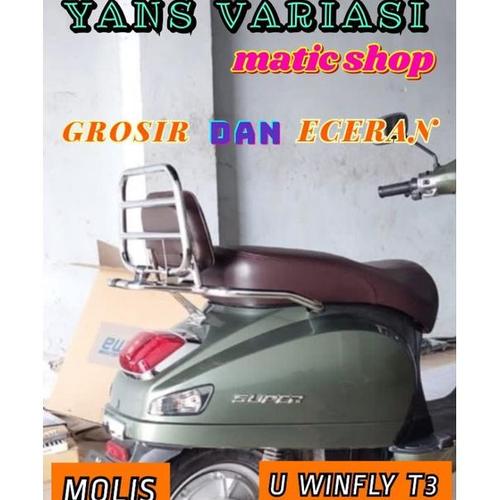 Jual new Back Rack Molus /Back Rack Motor Listrik U Winfly T3/ Back ...