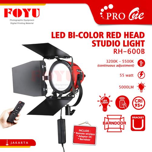 Promo Lampu LED BiColor Red Head Studio Light Kelvin 55 Watt Pro One RH ...