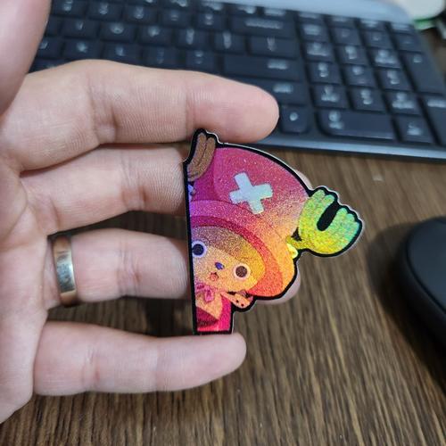Jual Sticker Hologram Anime - PSH1185 - One Piece - Chopper kanan ...