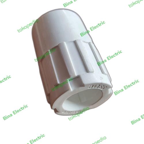 Jual Sok Drat Boss 25mm / Sok Adaptor Boss 25 mm Putih / Sok Gland Boss ...