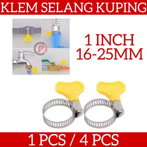 Jual Hose Clamp Klem Selang Model Kuping Ukuran Maksimum 1 Inch 16 sd ...