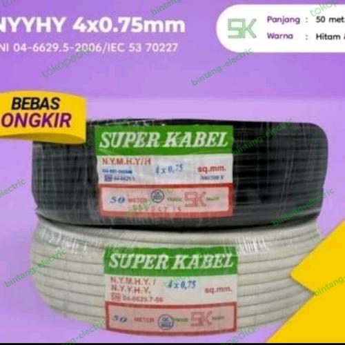 Jual Kabel Listrik NYYHY / NYMHY 4x0.75 Super Kabel @50M - NYYHY - Jakarta Pusat - bintang ...