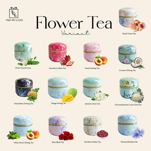 Jual Teh Bunga Flower Tea Rasa Herbal Kaleng Paket Minuman Premium ...
