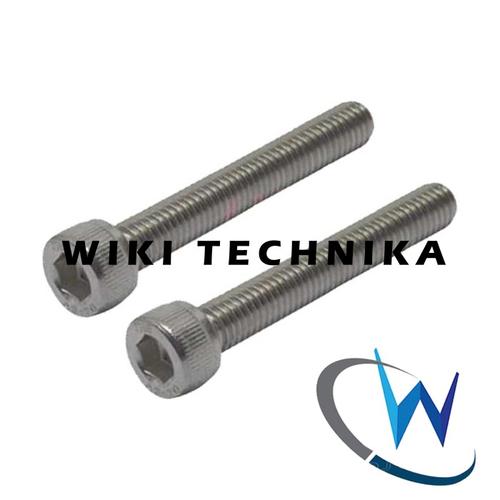 Jual BAUT L M6 FULL DRAT PITCH 1.0 MM KUNCI L 5 STAINLESS STEEL 304 ...