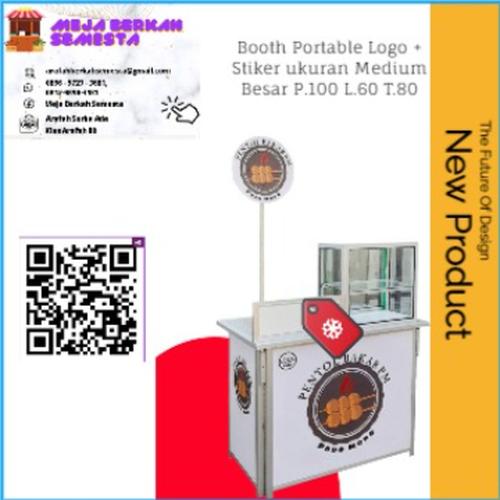 Jual Booth Portable | Gerobak bakso | Gerobak pentol ukuran P.100 L.60 ...