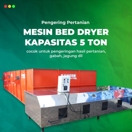 Jual Mesin Pengering Padi Jagung/ Bed Dryer Kapasitas 500kg - 5 Ton ...
