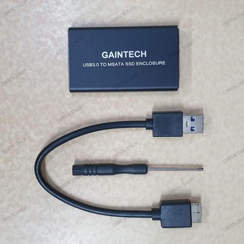 Jual Casing SSD MSATA USB 3.0 / Case Enclosure MSATA SSD - Silver ...
