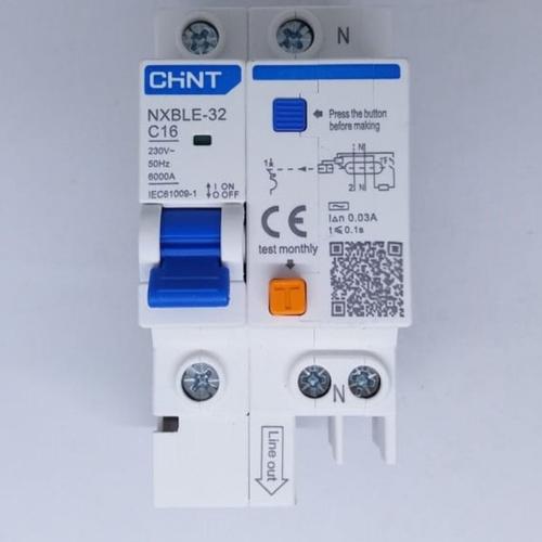 Jual Chint RCBO 1P+N NXBLE63 6 - 63Ampere / RCCB Pemutusan 6kA 30mA - Jakarta Pusat - A-J ...