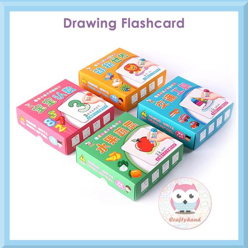 Jual Drawing flashcard mewarnai menggambar - Pink - Kota Tangerang ...