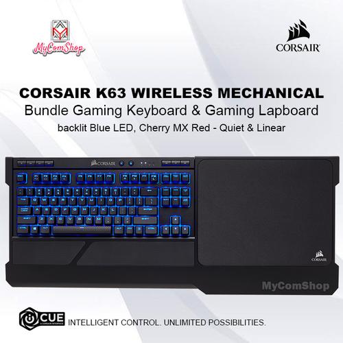 Jual CORSAIR K63 WIRELESS GAMING KEYBOARD WITH K63 WIRELESS LAPBOARD BUNDLE - Jakarta Utara ...