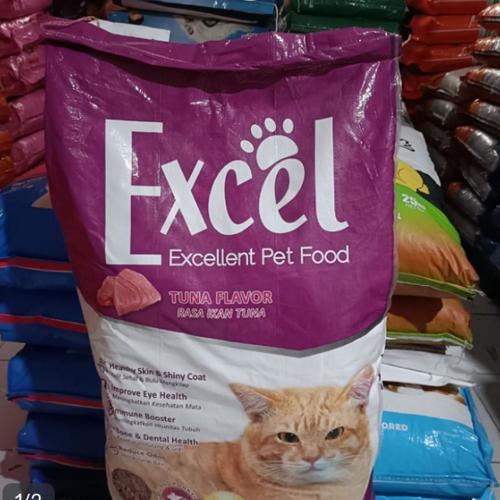 Jual Excel cat food 20kg/makanan kucing Excel 20 kg ikan GOJEK ONLY ...
