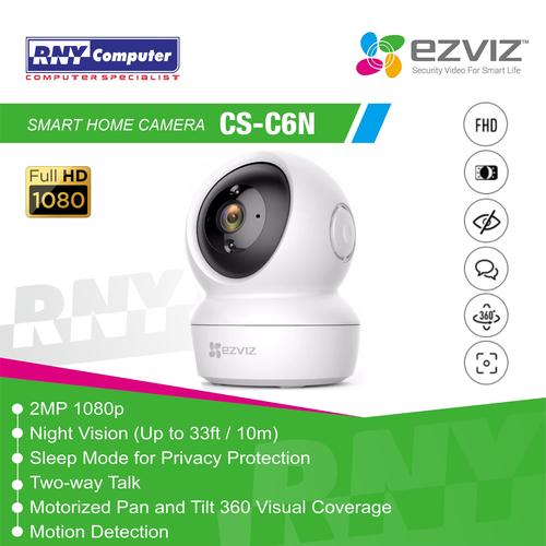 Jual Smart IP Camera Ezviz C6N Wifi Pan-Tilt 2MP/1080P FHD - Kota ...