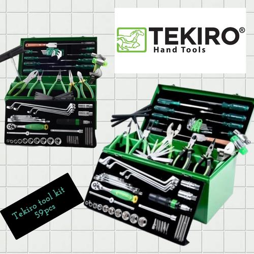 Jual TEKIRO TOOL KIT MEKANIK BENGKEL 59PCS- TOOL SET MECHANIC TOOLS 59 PCS - Jakarta Pusat ...