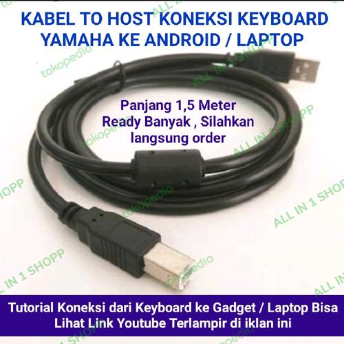 Jual Kabel usb To Host dan OTG Type C untuk Koneksi Keyboard Yamaha Ke ...