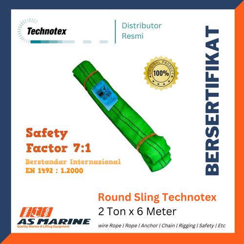Promo Round Sling / Round Sling 2 ton x 6 meter TECHNOTEX - Jakarta ...