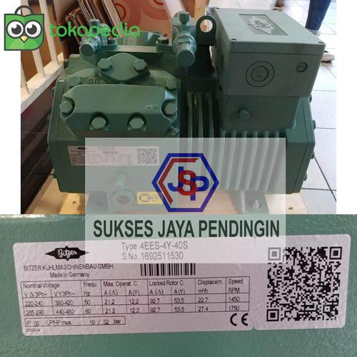 Jual Compressor Bitzer Germany 4EES-4Y-40S - Jakarta Barat - Sukses ...