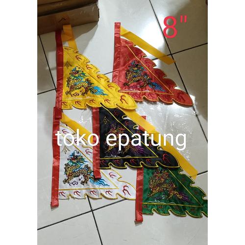 Jual Bendera Panji Naga 5 Warna Ukuran 8 Inchi | Bendera Naga 5 Penjuru ...