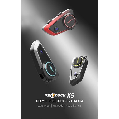 Jual INTERCOM HELMET X5 RETOUCH INTERPHONE BLUETOOTH - Kota Tangerang ...