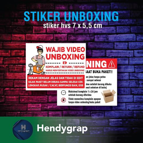 Jual stiker unboxing/stiker fragile/stiker warning - fragile 01 - Kab ...