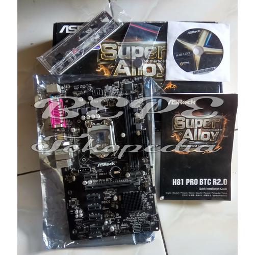 Jual Motherboard Mining Asrock H81 Pro BTC R2.0 - Kab. Banyumas - bepe ...