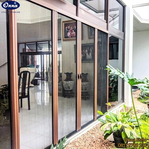 Jual Onna Lipat Door / Pintu Kasa Nyamuk Sliding Minimalis - 6 Panel ...