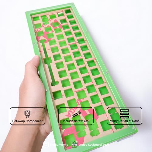 Jual Case Acrylic Kodoo Gecko X 60% Mechanical Keyboard Akrilik ...