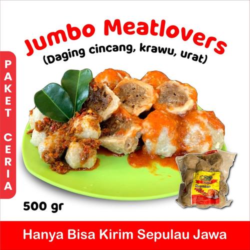 Jual [PAKET CERIA] PENTOL BUTO FROZEN PENTOL JUMBO VARIAN MEAT LOVERS 3 ...