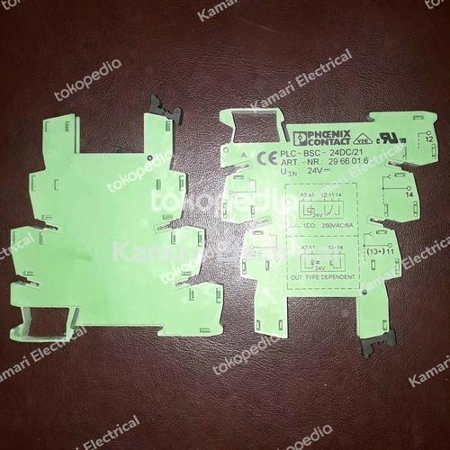 Jual SOCKET RELAY PHOENIX CONTACT PLC-BSC-24DC/21 2966016 24VDC ...