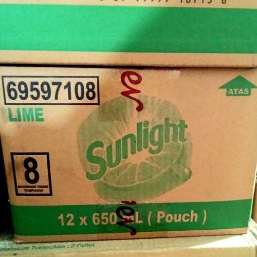 Jual Sunlight 635ml DUS / sabun cuci piring sunlight 635ml Dus isi 12 ...