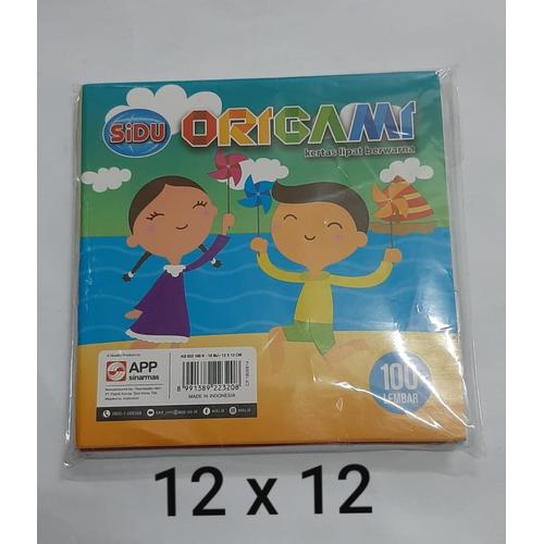 Jual KERTAS ORIGAMI SIDU ISI 100 LEMBAR – KECIL/TANGGUNG/BESAR - KECIL ...