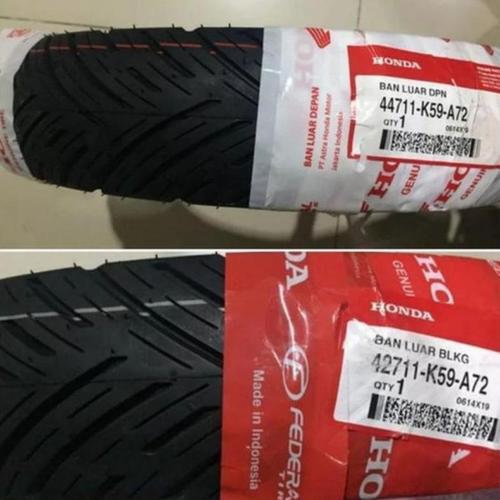 Jual BAN HONDA 90/80-14 & 100/80-14 TUBELESS FEDERAL FT 293 AHM BEAT ...