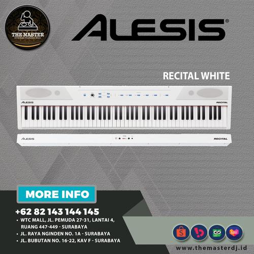 Jual [Ready Stock] Alesis RECITAL White 88 Key Digital Piano - Kota ...