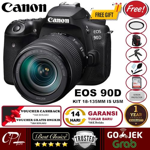 Jual canon eos 90d kit 18-135mm is usm kamera dslr original - Standar ...