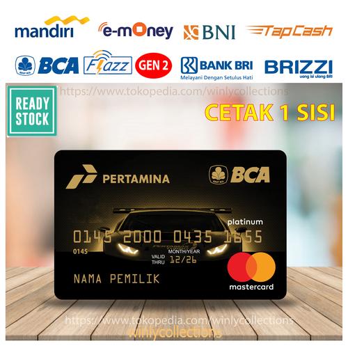 Jual KARTU EMONEY MANDIRI BCA BNI BRI DESIGN PERTAMINA MASTER CARD - 1 ...