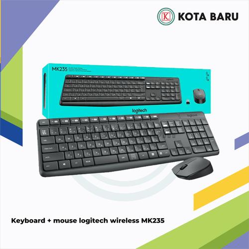 Jual Keyboard Logitech Wireless MK235 + Mouse - Kota Cilegon - Kota ...