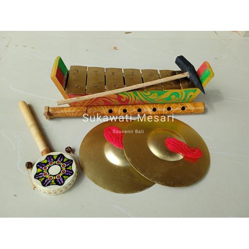 Jual Gamelan Gangsa Mini Cengceng Otok Otok Seruling Suling Mainan ...