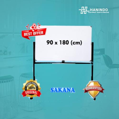Jual PAPAN TULIS (RODA / STANDING) | SAKANA | ORIGINAL | 90 x 180 (CM ...