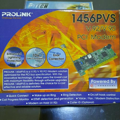 Jual PCI Modem PROLINK, Modem untuk saluran telepon pstn. Modem jadul ...