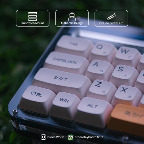 Jual Case 40% Acrylic Custom Mechanical Keyboard Akrilik 40 Gasket ...