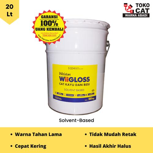 Promo CAT KAYU BESI WELDON WIIGLOSS 20 LITER Cicil 0% 3x - Jakarta ...