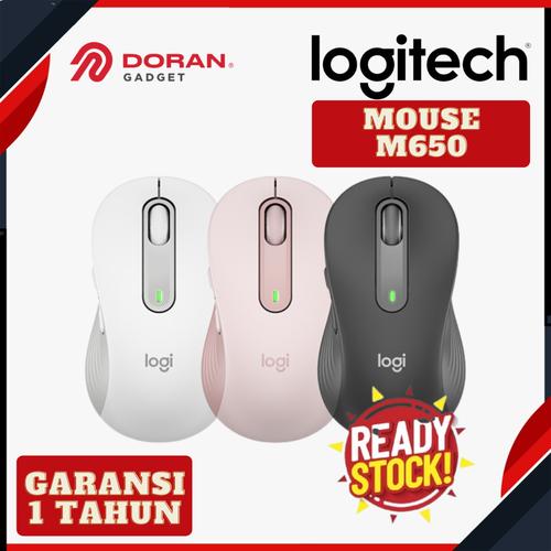 Jual Logitech Signature M650 Mouse Wireless Bluetooth Silent Garansi 1 ...