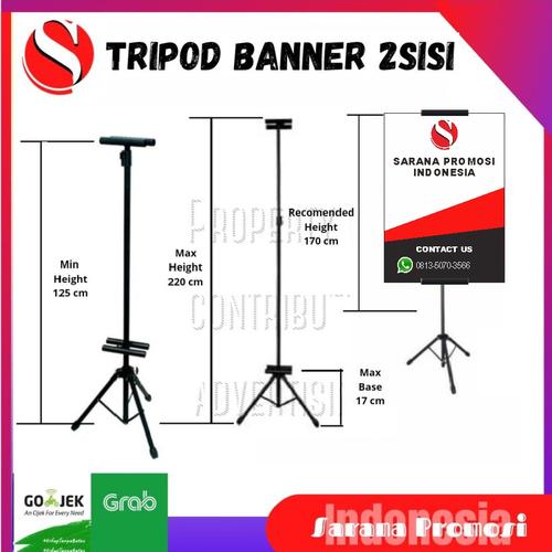 Jual Tripod Stand Banner / Roll Up Banner/ Stand Promosi - Rangka Saja ...
